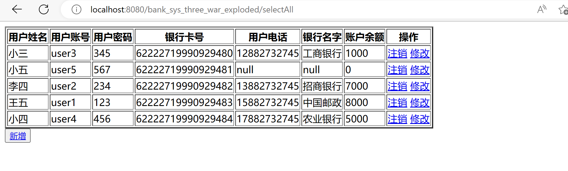 web项目-银行管理系统MVC（jdbc+jsp+dao+servlet+service)_javaweb银行管理系统_----满天星----的博客-CSDN博客