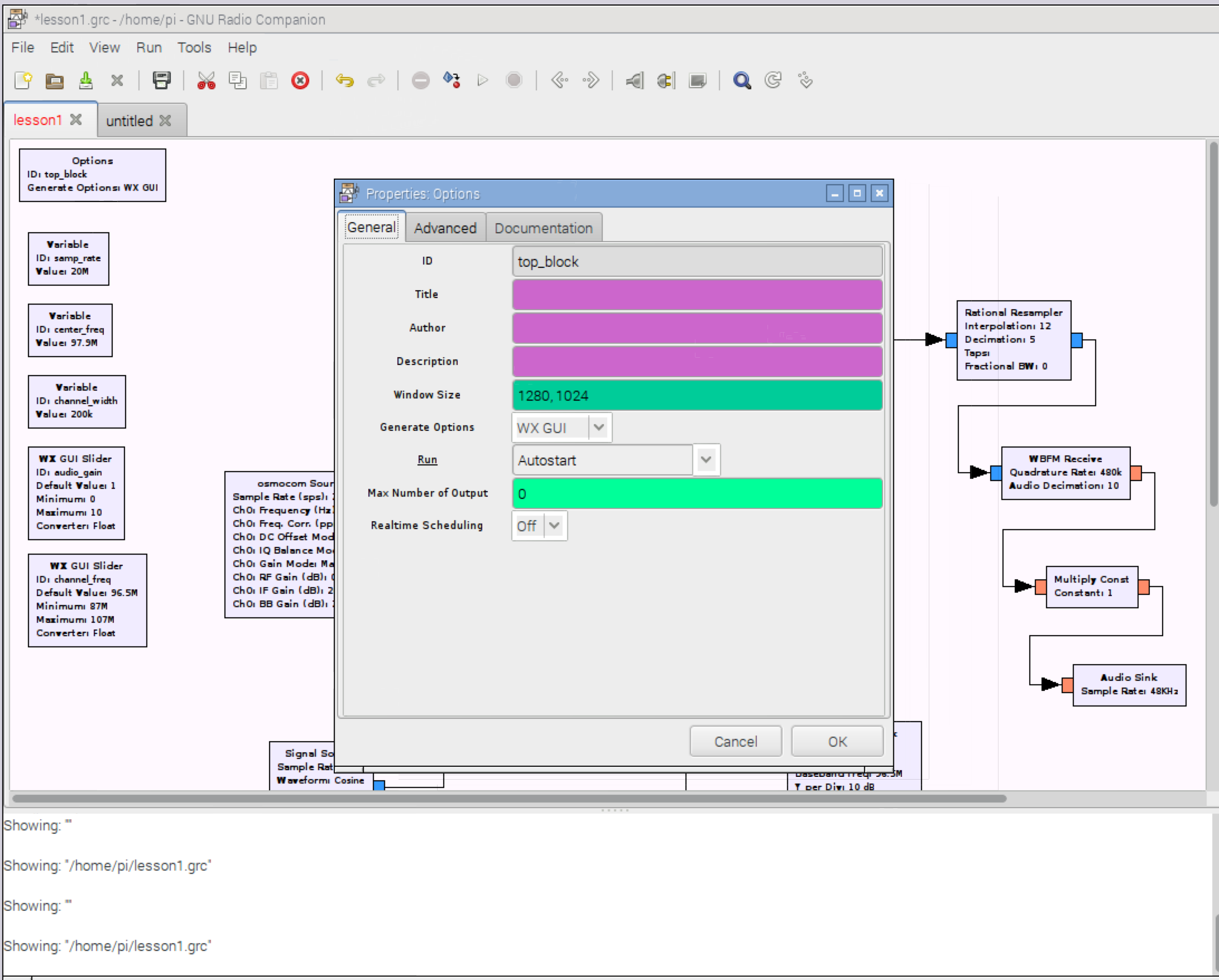 SDR first project: initial setup, node-hackrf, GNU Radio on Linux, RPi ...