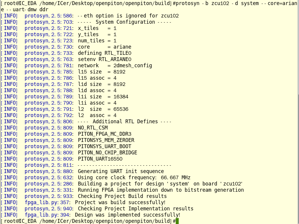 Openpiton RISC-V处理器学习笔记（3 移植至ZCU102 FPGA并仿真）_xilinx zcu102-CSDN博客