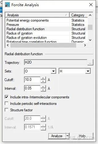 基于MS的水分子径向分布函数(RDF)计算_ms计算分子动力学直径-CSDN博客