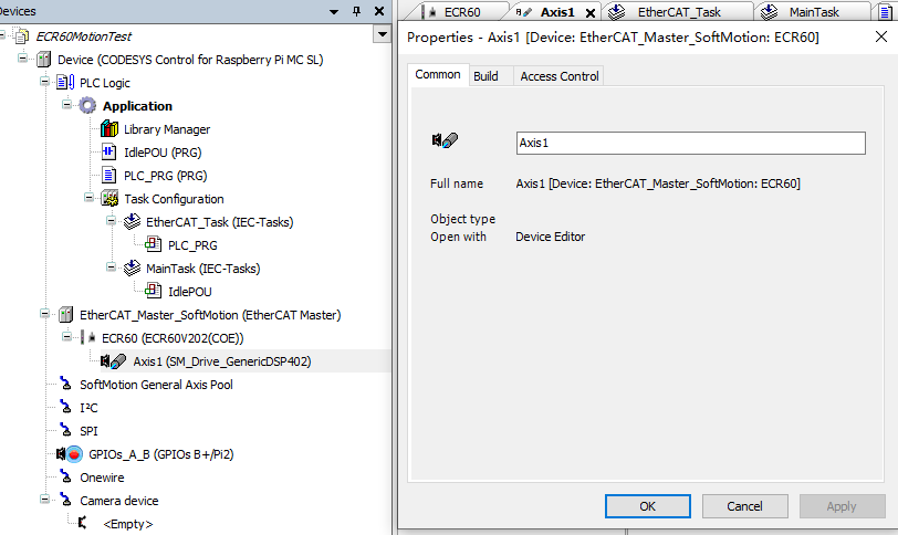 Raspberry PI + Codesys + EtherCAT步进驱动ECR60 Motion功能测试_codesys 树莓派-CSDN博客