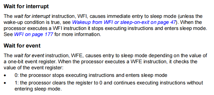 [APM32F1]基于APM32F103 Stop模式关于WFE内核命令问题分析及解决_reset sleepdeep bit of cortex system control regis ...