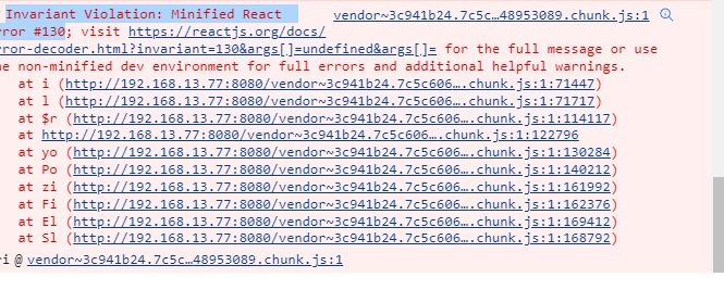 React Invariant Violation: Minified React error #130-CSDN博客