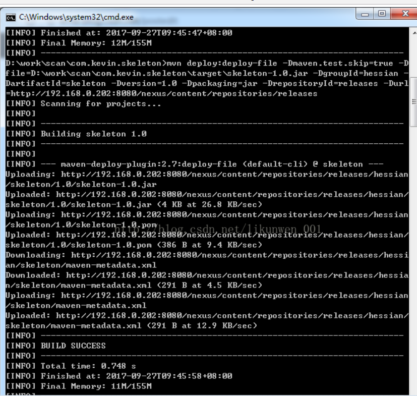 maven命令 mvn install/deploy 传jar到本地/私有仓库-CSDN博客