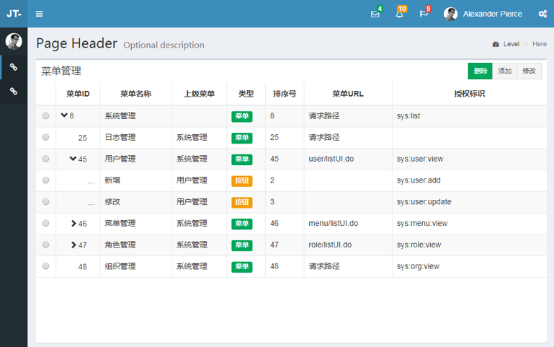 Java菜单管理模块后台管理系统 菜单管理模块 Csdn博客 