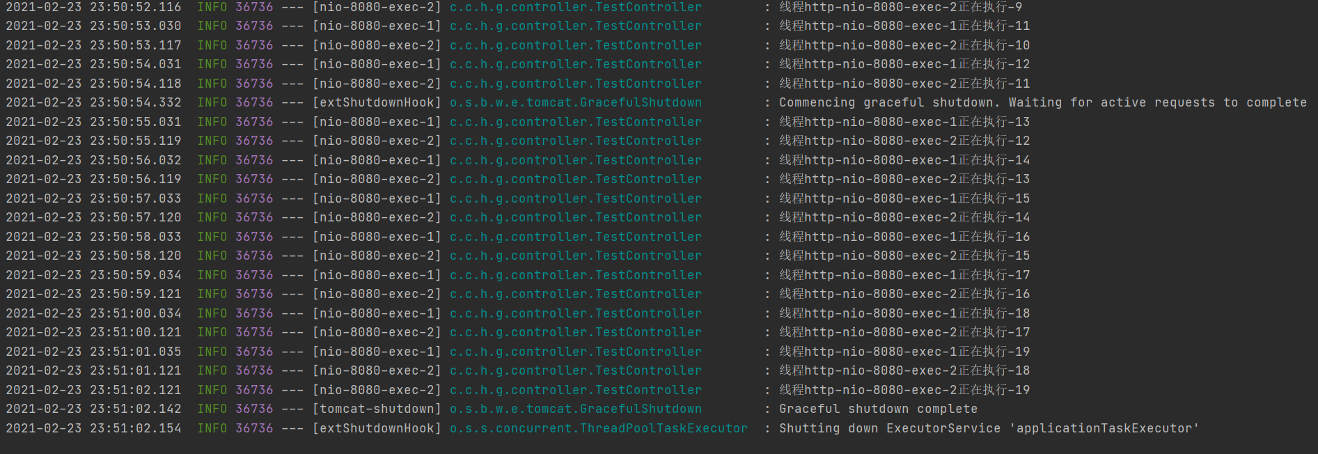 优雅关闭Spring Boot应用_commencing graceful shutdown. waiting for active r-CSDN博客