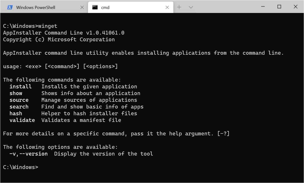 使用 winget 工具安装和管理应用程序_winget github-CSDN博客