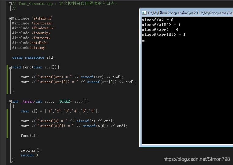 C++ sizeof(a)/sizeof(a[0]) 的正确用法-CSDN博客