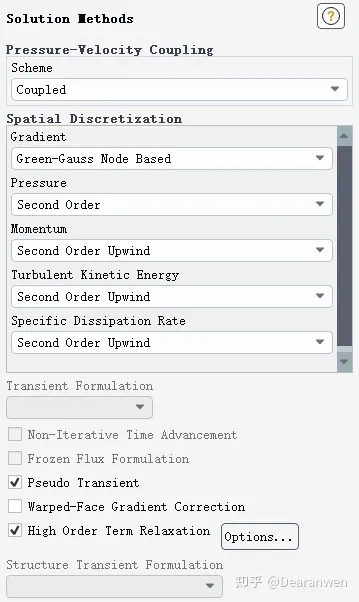 注：Frame Motion和Mesh Motion的适用性Frame Motion用于在相对于固定坐标系定义流体运动时使用。当流体的运动简单 ...