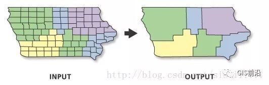 arcgis 合并 联合_ArcGIS常用工具：union、merge、append、dissolve区别-CSDN博客