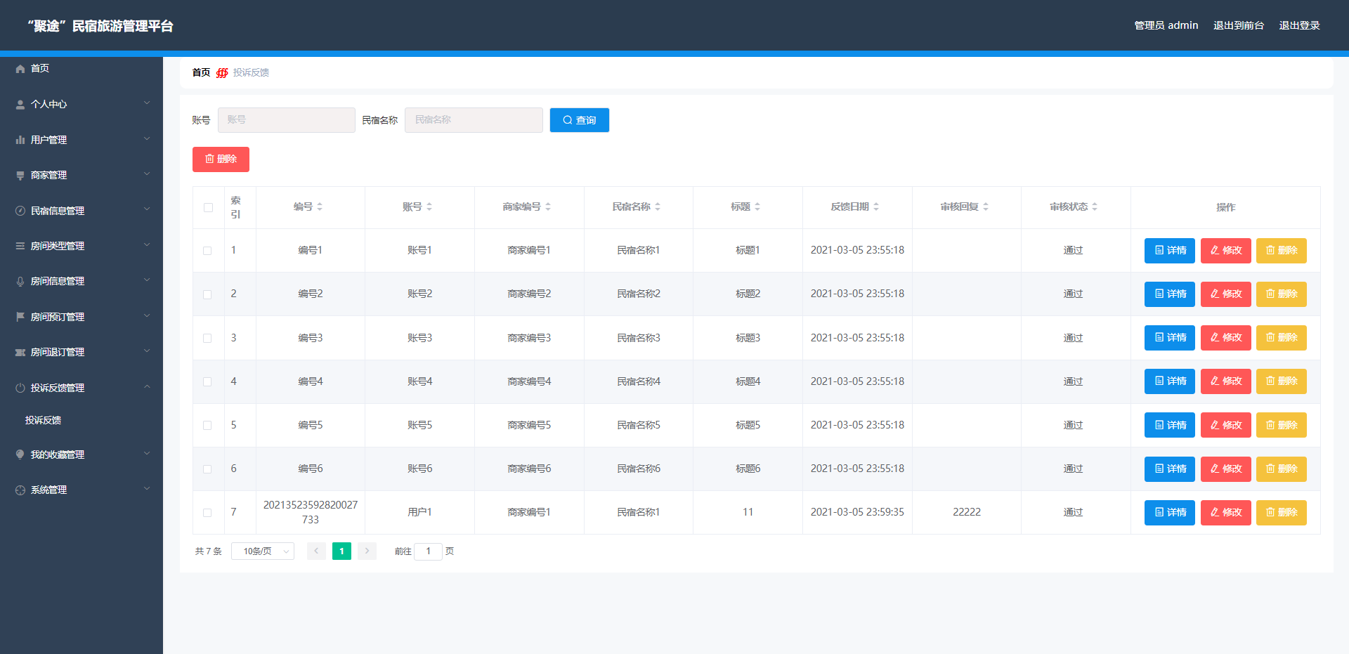 【基于springboot 民宿管理平台 设计与实现（源码 数据库 Lw Ppt 演示视频）】基于springboot的民宿管理系统的设计与实现 Csdn博客