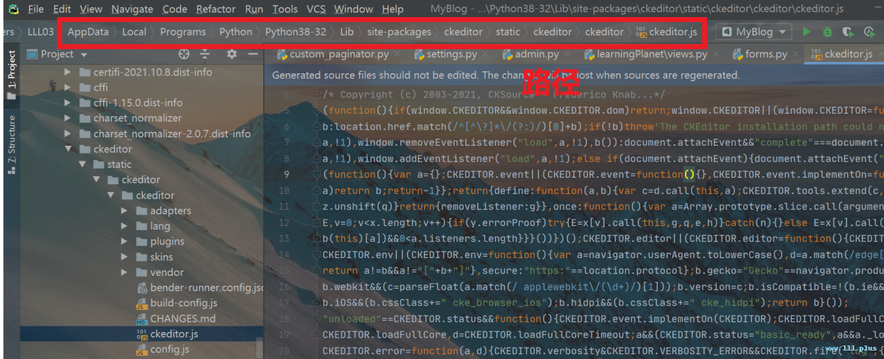Django中ckeditor的使用_django ckeditor-CSDN博客