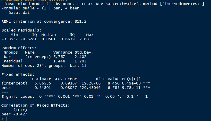 R语言对数线性模型loglm函数_使用R语言进行混合线性模型(mixed linear model) 分析代码及详解...-CSDN博客