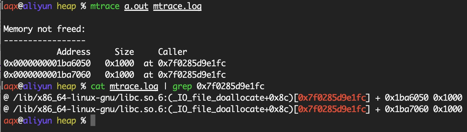 使用mtrace检测c程序内存泄漏_mtrace new-CSDN博客