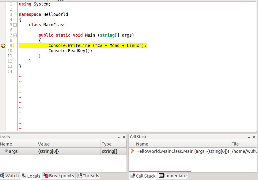 mono和java虚拟机_【Mono】C# + Mono + Linux 编程初体验之 HelloWorld-CSDN博客