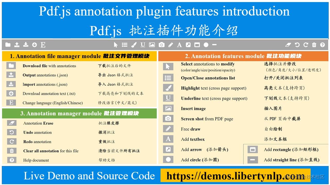【2023-08-20】最新PDF.js PDF批注注释插件库：创建、保存和管理PDF注释批注（高亮、文本框、绘图、截屏、历史记录、橡皮檫）-pdf.js_javascript ...