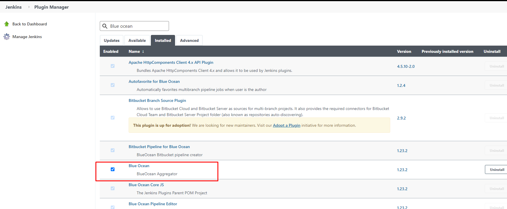 Jenkins上安装Blue Ocean_jeknins blue ocean plugin-CSDN博客