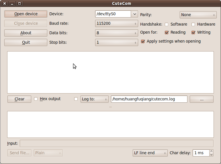 linux串口助手cutecom,科学网—UBUNTU串口调试助手CuteCom - 黄富强的博文-CSDN博客