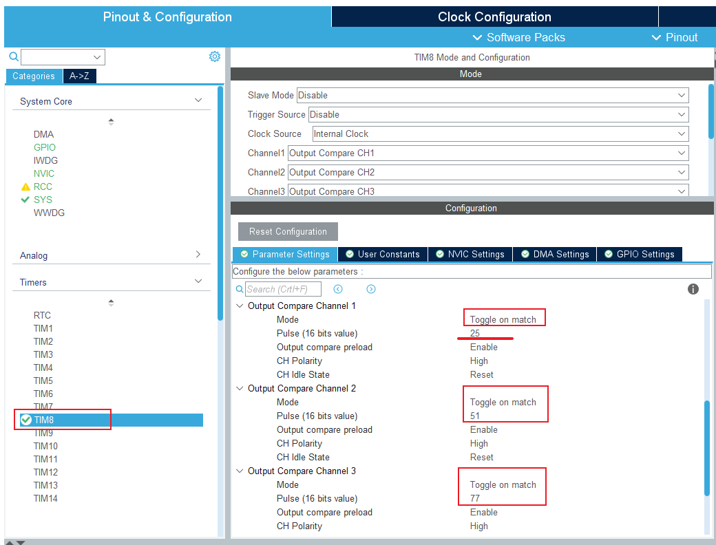 STM32F407xx系列HAL库配置定时器及PWM输出和输入捕获_htim8-CSDN博客