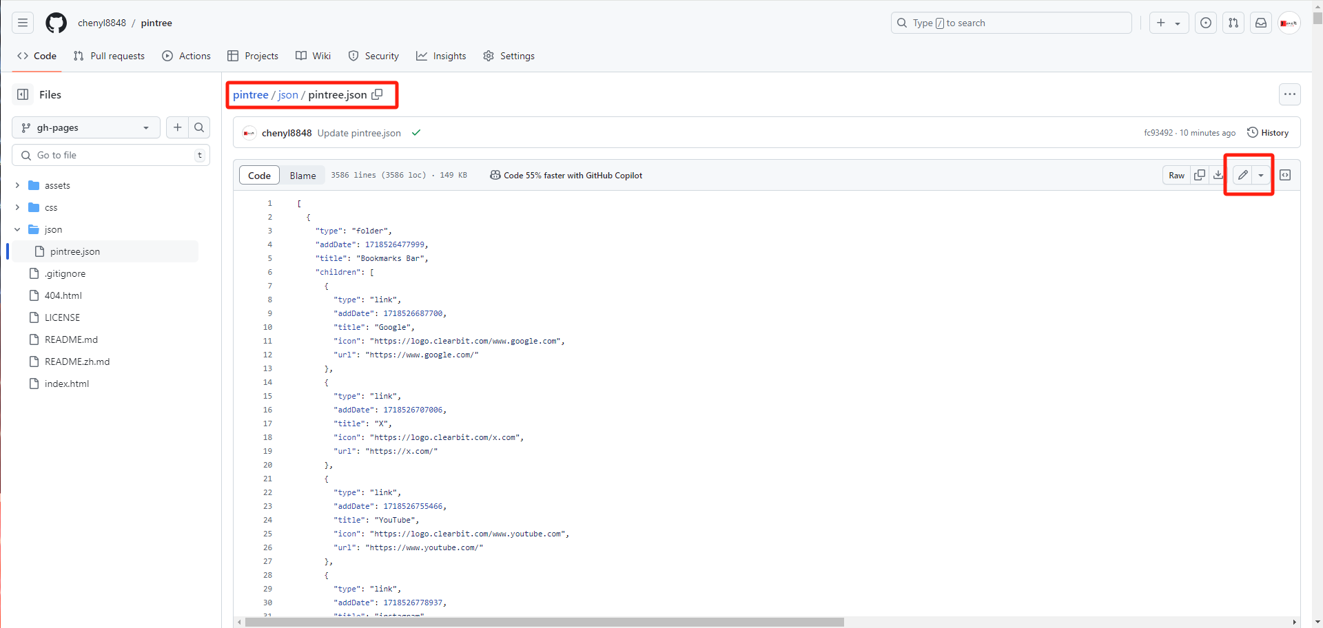 贼好用！五分钟搭建一个美观且易用的导航页面！_pintree-CSDN博客