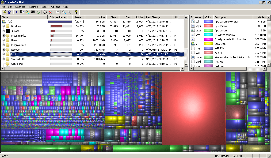 如何在Windows上下载，安装，使用Windirstat列出磁盘使用情况统计信息，文件，目录？...-CSDN博客