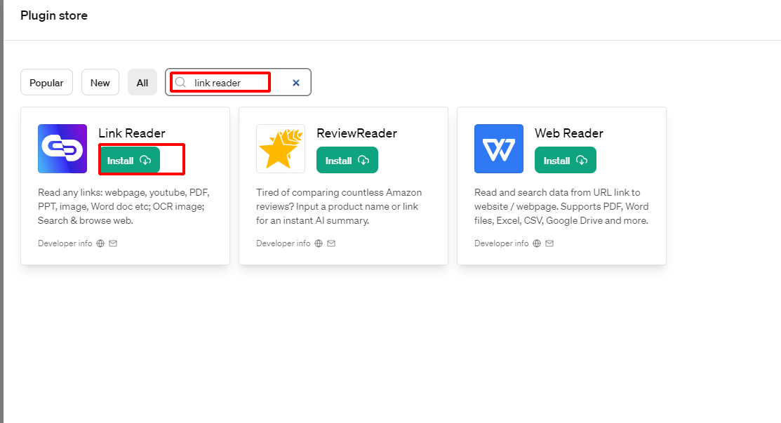 ChatGpt Link Reader插件的功能及使用教程_linkreader-CSDN博客