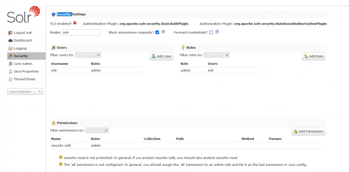 solr 8.11入门教程(5)账号密码_solr 设置密码-CSDN博客
