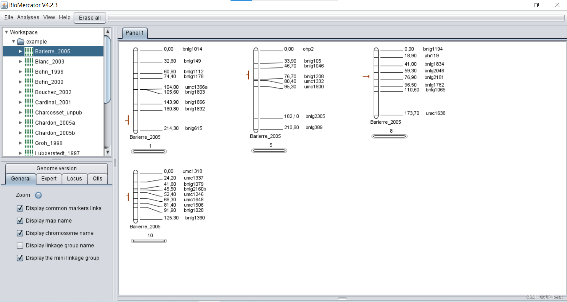 使用BioMercator v.4.2软件进行Meta-QTL分析_biomercator软件怎么用_沉香GG的博客-CSDN博客