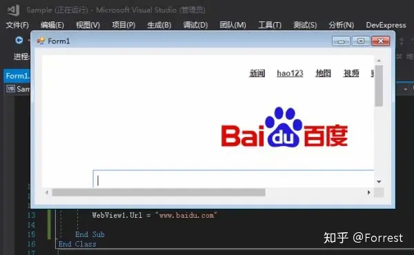 在WinForm中嵌入WebBrowser开发_eo.webbrowser-CSDN博客