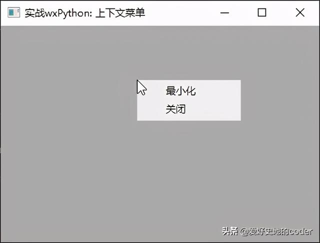 Wxpython 调用子窗口wxpython 复选菜单项和上下文菜单 Csdn博客