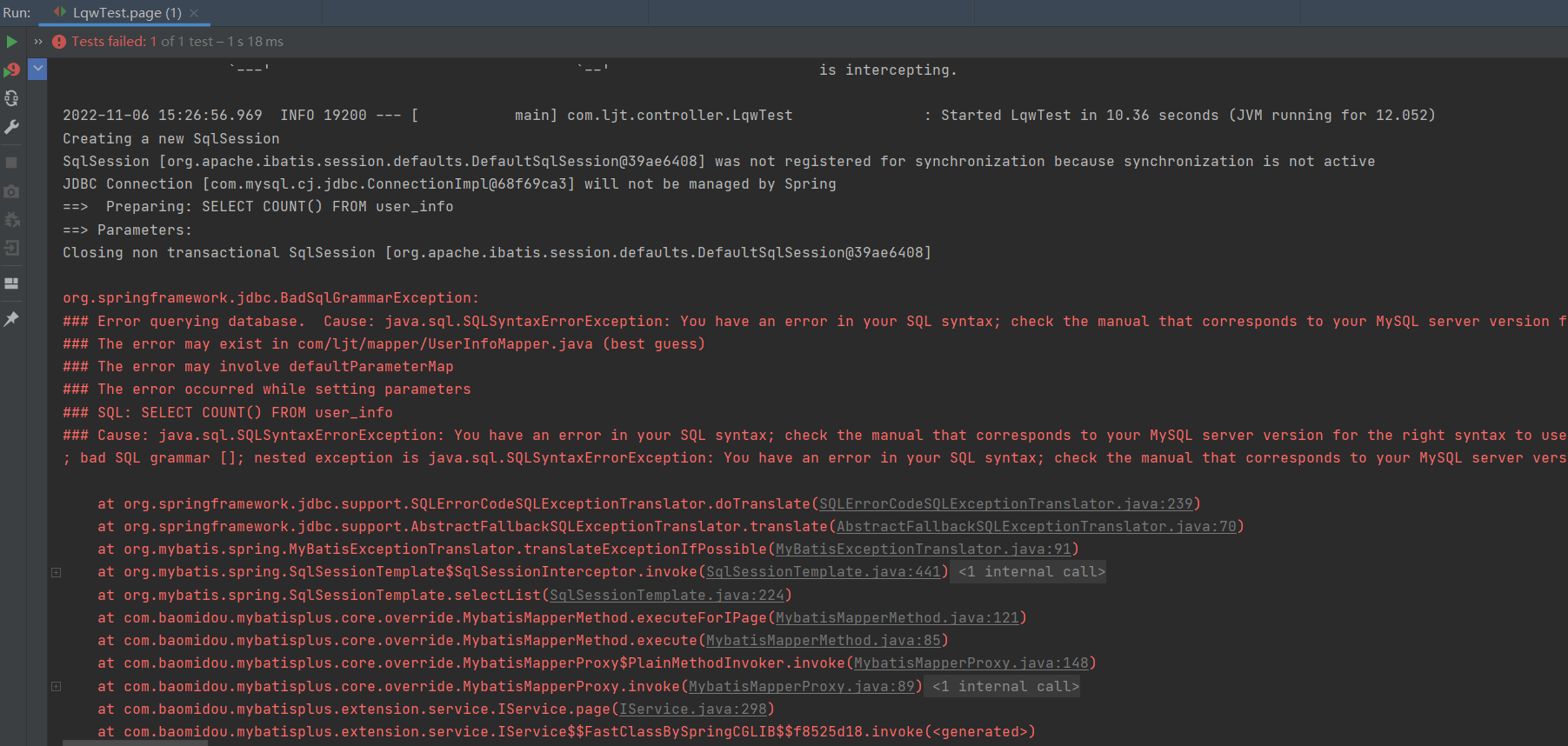 springboot中select count()括号内空_springboot selectcount-CSDN博客
