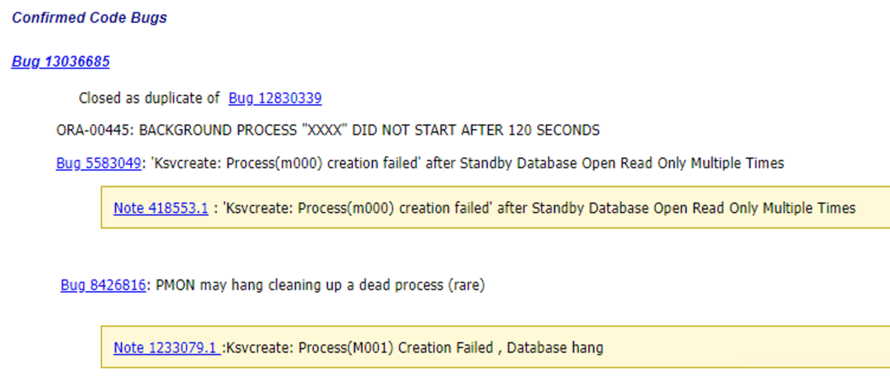 数据库启动报错ORA-00445_ora 445-CSDN博客