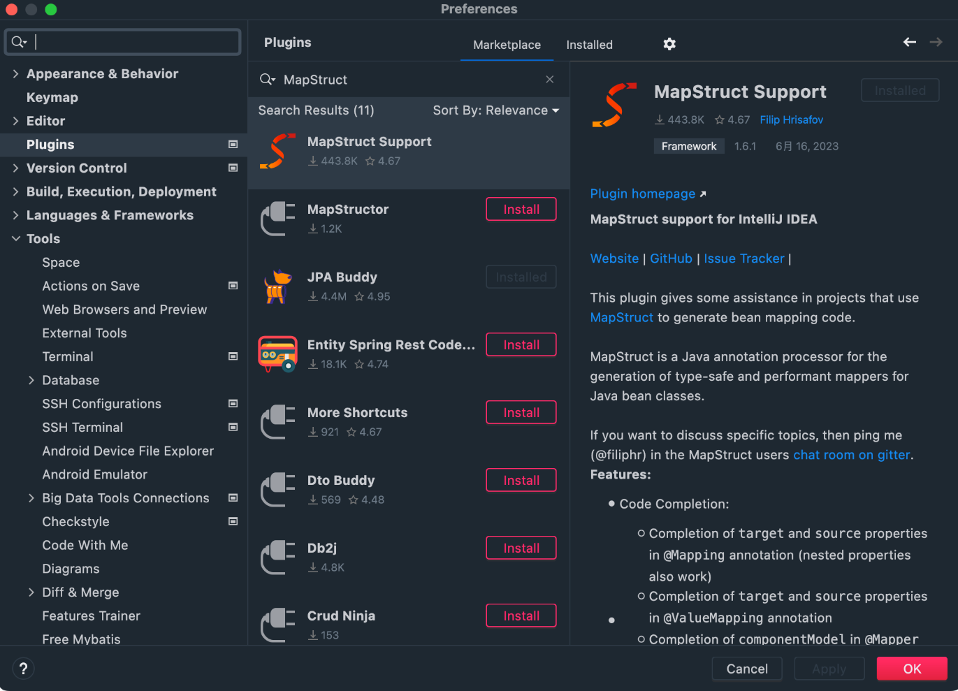 Bean 拷贝之 MapStruct_mapstruct拷贝-CSDN博客
