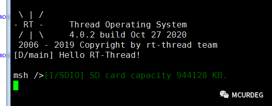 RT Thred 文件系统教程-2 SD卡使用文件系统（SDIO接口）_rtt sd 卡-CSDN博客