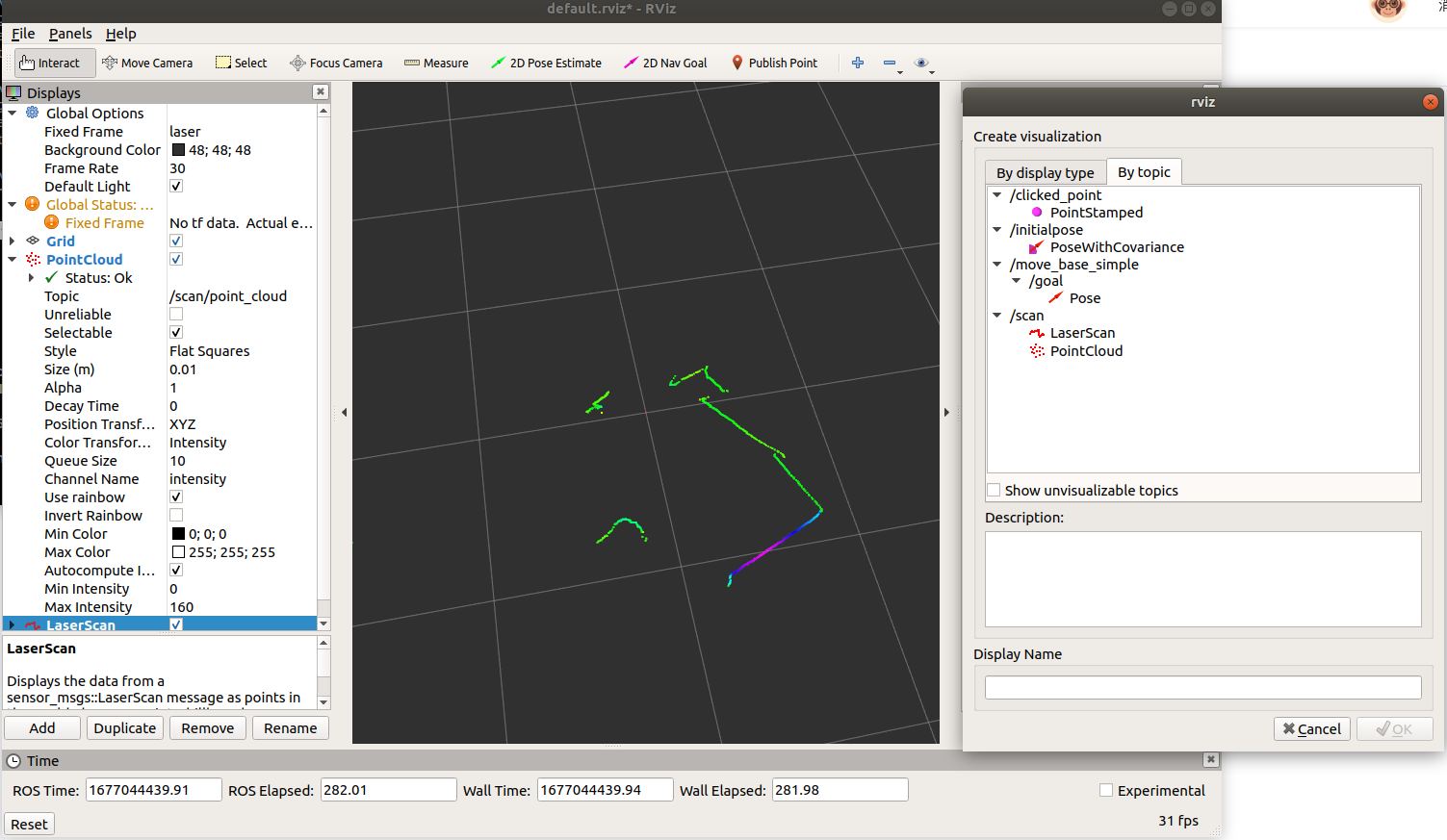 把单线雷达/scan输出转化成点云pointcloud_雷达图像转换成点云数据-CSDN博客