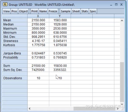 ols残差_Eviews基础操作及OLS回归-CSDN博客