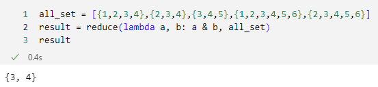Python求多个集合的交集(输入包含多个集合的列表求交集)python 多干个集合的交集 Csdn博客