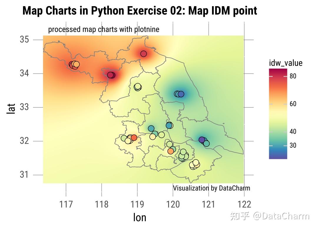 绘图提高篇 | Python - IDW插值计算及可视化绘制_idw 插值算法-CSDN博客