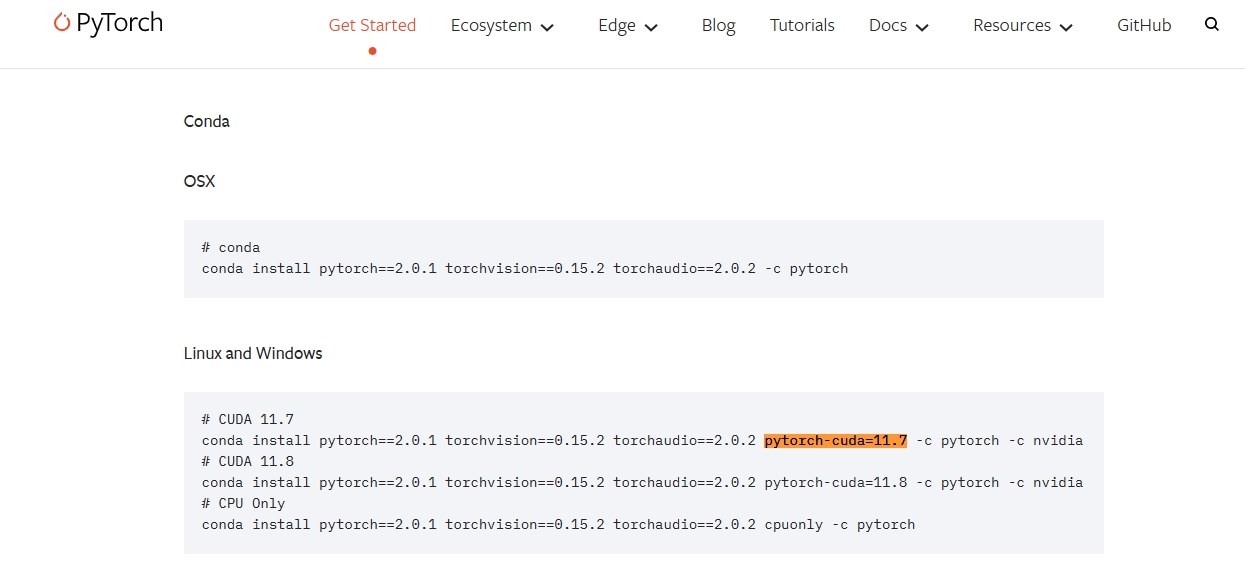 Windows系统安装PyTorch：CUDA版+CPU版_windows pytorch-CSDN博客