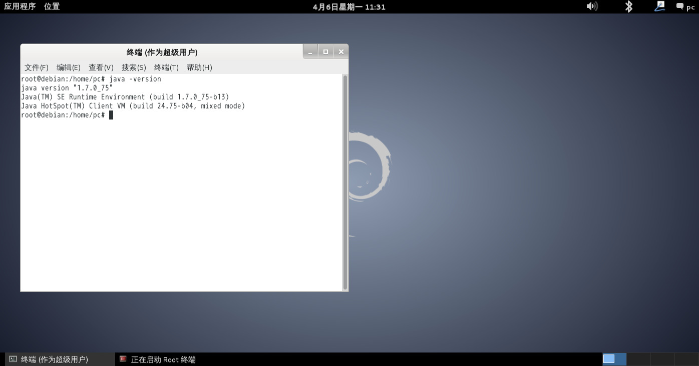 debian java7_Debian配置JDK1.7 与Linux Java Helloworld-CSDN博客