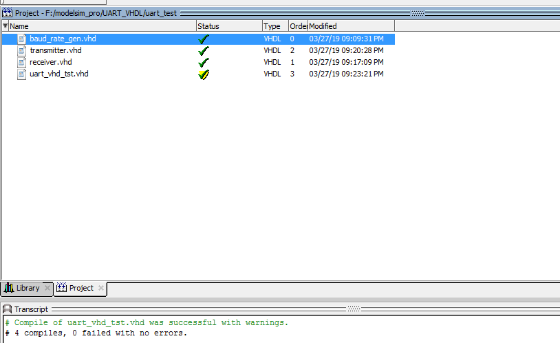 UART串口通信设计VHDL代码modelsim仿真_modelsim仿真uart-CSDN博客