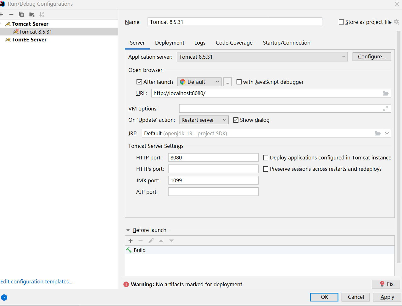 如何在IDEA中配置Tomcat（建议收藏）_idea配置tomcat-CSDN博客