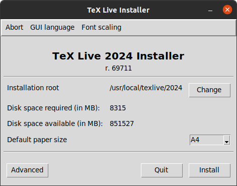 Linux下安装TeXLive并配置VSCode中tex编写环境（2024最新）_texlive linux-CSDN博客