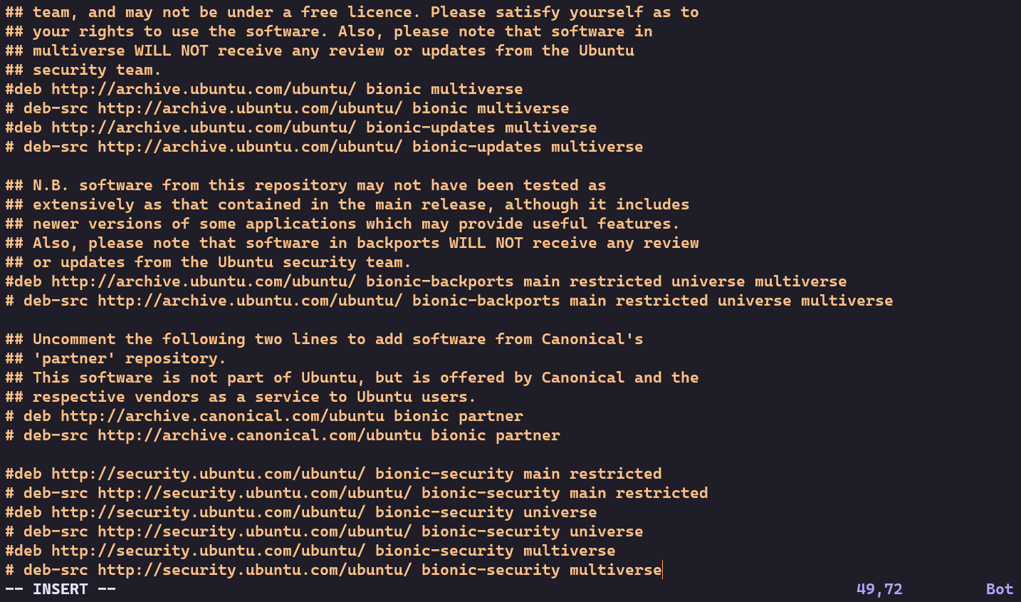 Linux Ubuntu系统换源 Ubuntu命令行换源 Csdn博客