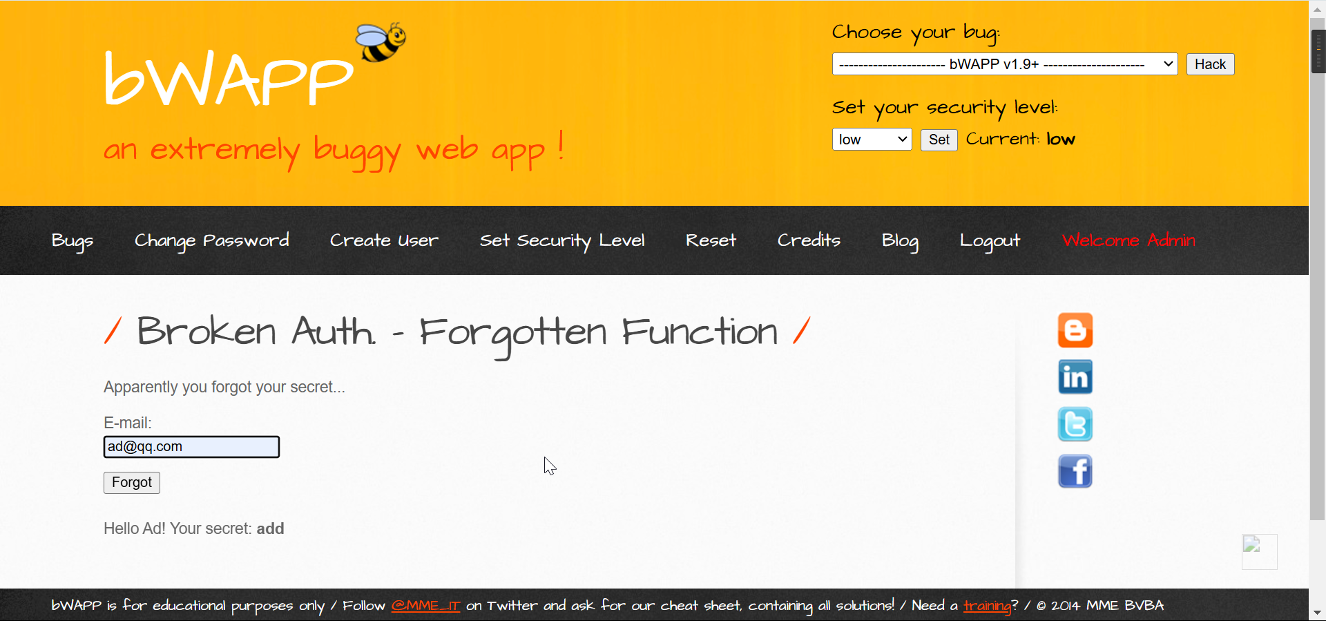 Web 靶场笔记-bWAPP-CSDN博客