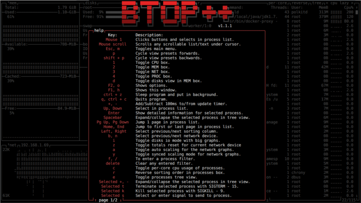 一款炫酷的性能测试监控分析工具——btop，用过的都在说好用-CSDN博客