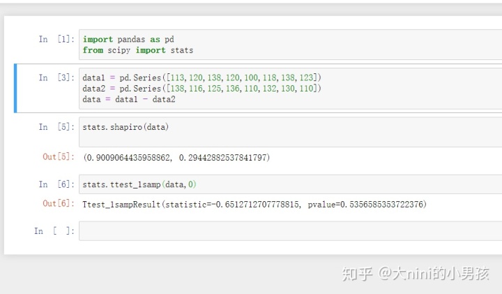 python t检验_T检验第二篇（SPSS，SAS，R，Python） 配对T检验-CSDN博客