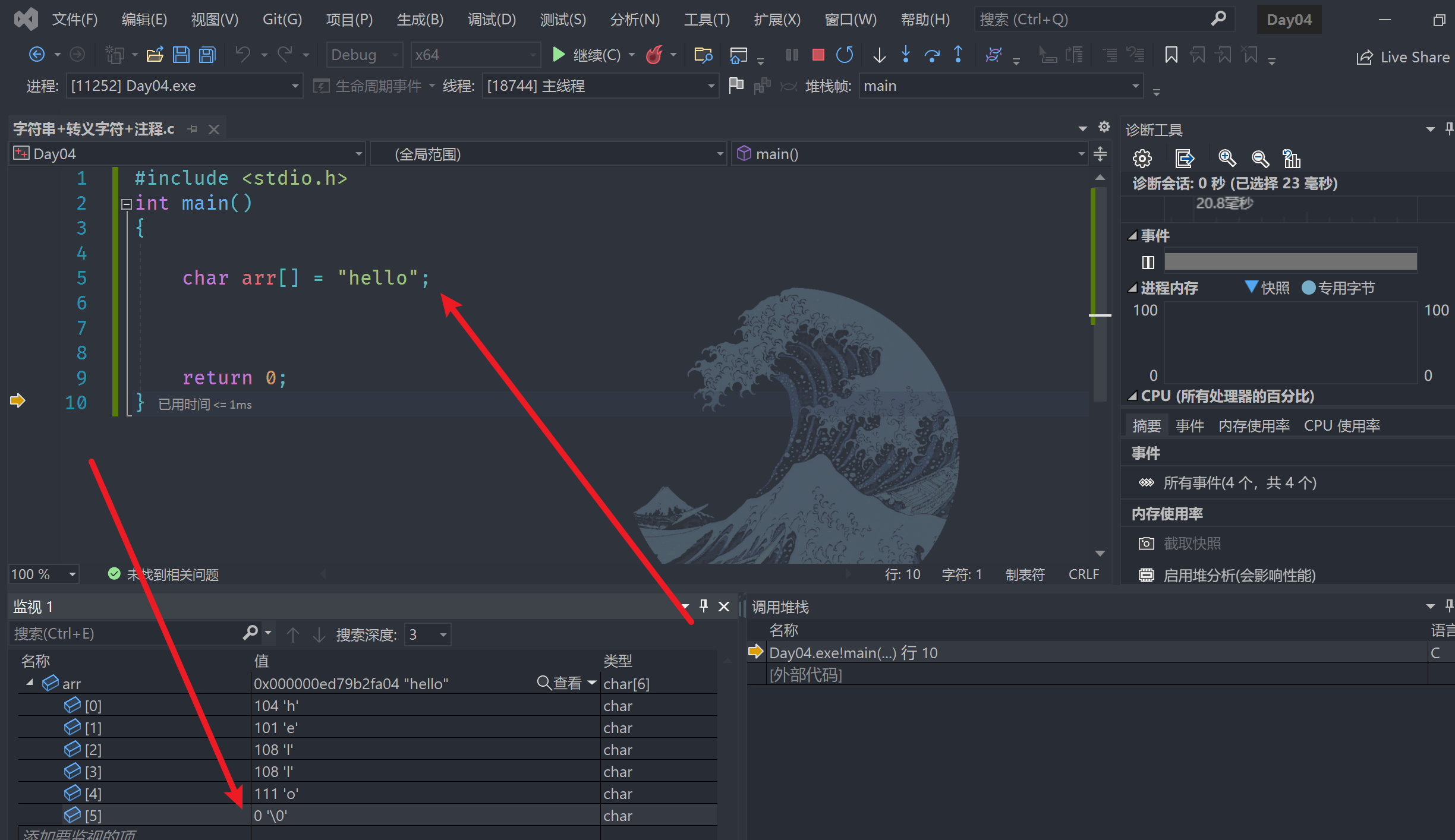 C语言笔记04初识字符串 Csdn博客
