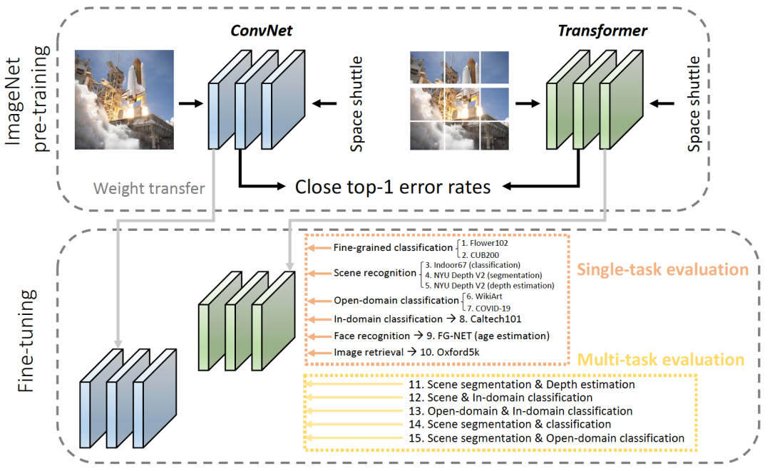 深入探究CNN和Transformer，哪种预训练模型的可迁移性更好？-CSDN博客